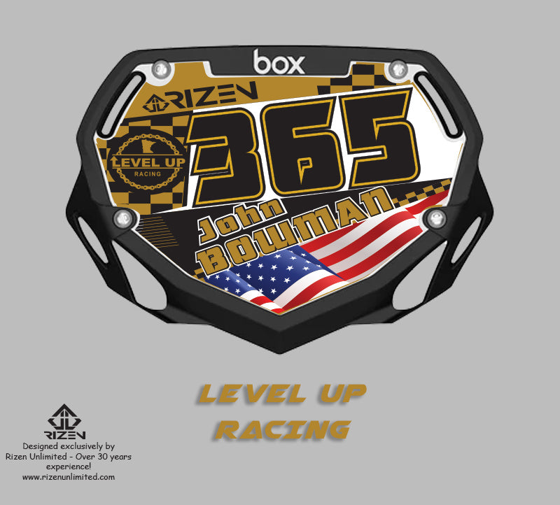 CUSTOM BMX PLATE INSERTS DECALS - rizenunlimited